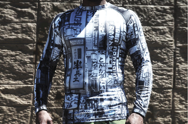 Tokyo Signs Rash Guard – Sensō Jiu Jitsu